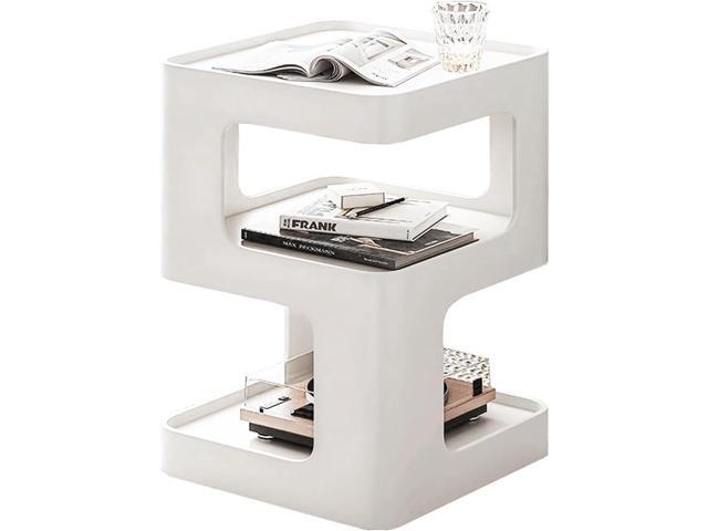 Click here for Modern Side Table Metal end Table White nightstand... prices