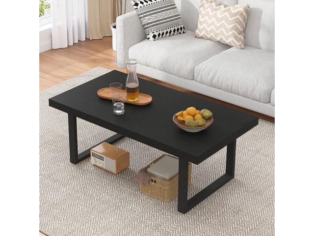 Click here for IBF Black Coffee Table  Minimalist Industrial Wood... prices