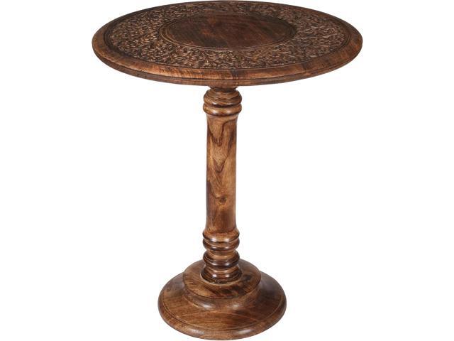 Click here for Goroly Home Hand Carved Wooden Pillar Table Pillar... prices