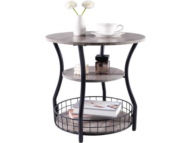 Click here for Small Side Table Round End Table with Storage Shel... prices