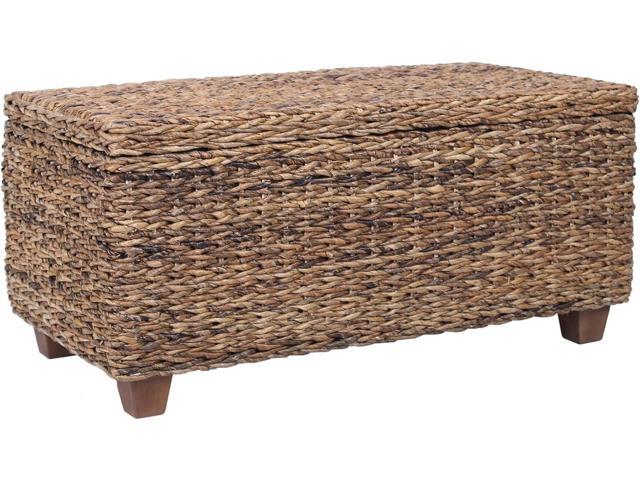 Click here for East at Main Woven Rattan Storage Coastal Coffee T... prices