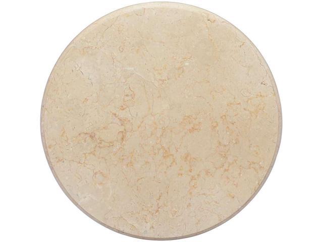 Click here for vidaXL Marble Table Top - Round Cream Colored Repl... prices