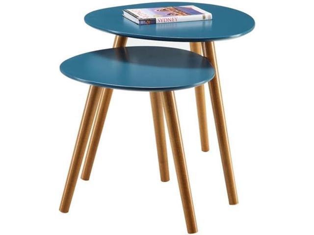 Click here for Convenience Concepts Oslo Nesting End Tables  Blue... prices