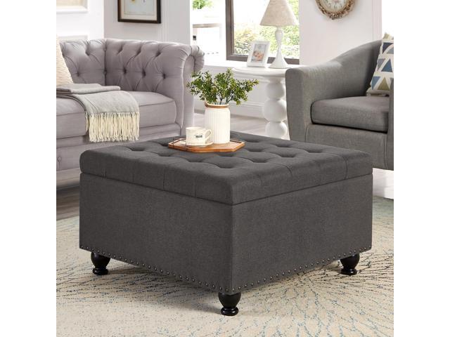 Click here for Large Square Ottoman with Storage 30 Inch Storage... prices