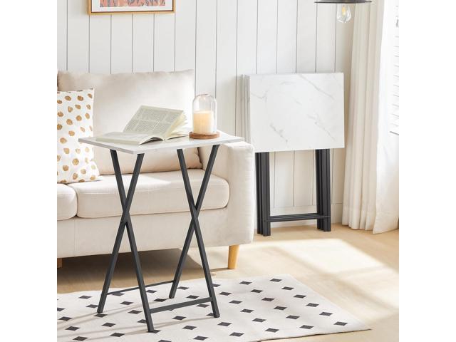 Click here for HOOBRO Folding TV Tray Tables  Set of 4 TV Trays w... prices