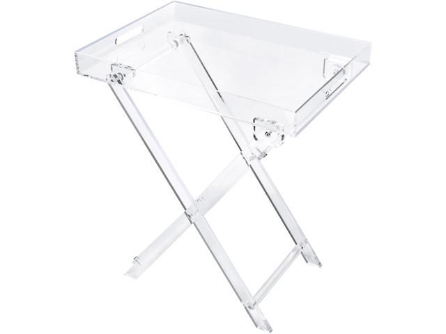 Click here for Acrylic Folding Square Tray Table  Clear  24x20x14... prices