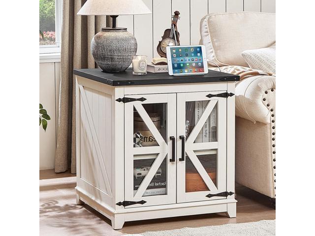 Click here for Farmhouse End Table 24 Large Sofa Side Table with... prices