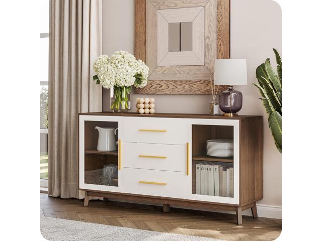 Click here for BELLEZE Sideboard Buffet  60 Console Table with 3... prices