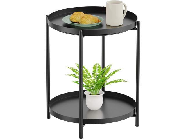 Click here for Yesker Side Table  End Table Metal Small Table Ind... prices