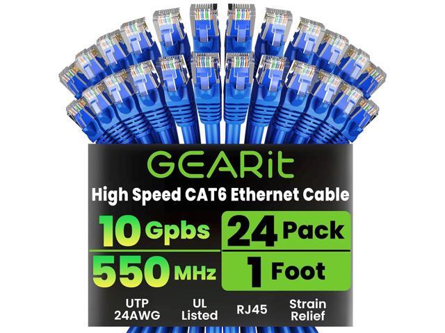 Click here for GEARit 1 ft Cat6 Ethernet Cable (24-Pack) - Blue prices