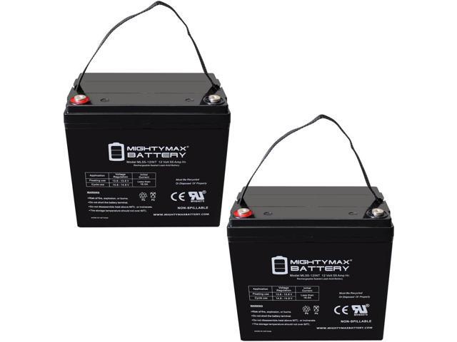 Click here for Mighty Max Battery 12V 55Ah Internal Thread Replac... prices