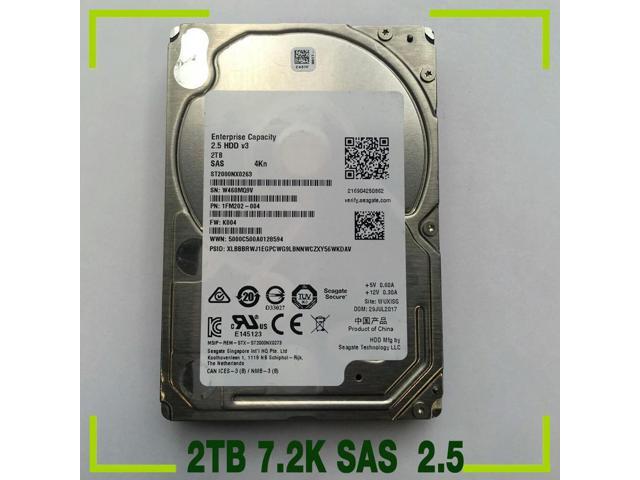 Click here for For WPJ4T 2TB 7.2K SAS 12GB 2.5 128MB HDD ST2000NX... prices
