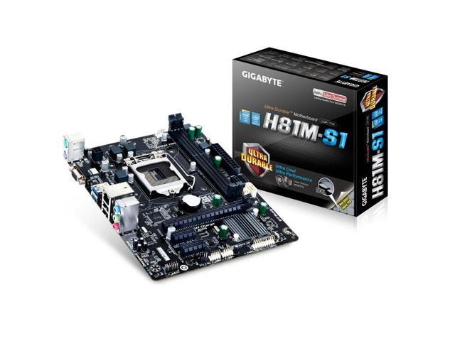 Click here for GA-H81M-S1 Desktop Motherboard H81 A 1150 i3 i5 i7... prices