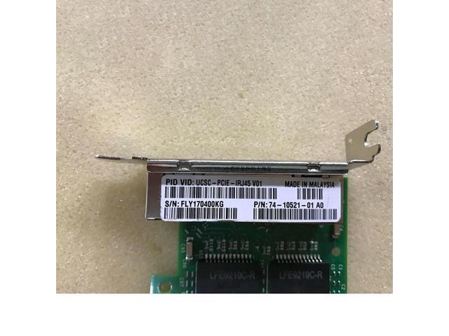 Click here for For 74-10521-01 I350T4 10 Gigabit Network Card Wit... prices