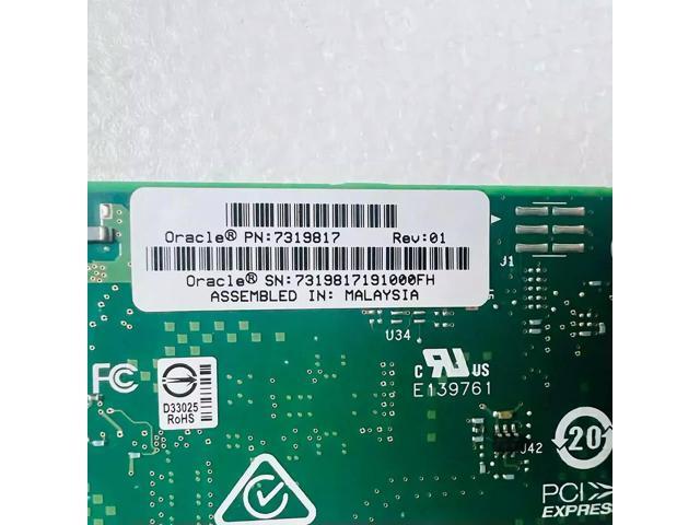 Click here for For Oracle 7114134 7319817 40G 10 Gigabit network... prices