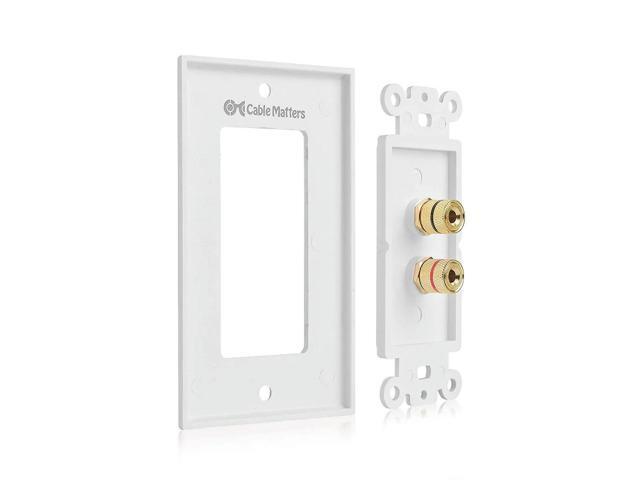 Click here for 2 Posts Speaker Wall Plate Home Theater Wall Plate... prices