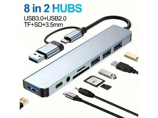 Click here for USB C Hub USB Splitter 8 in 2 USB Extender with 4... prices