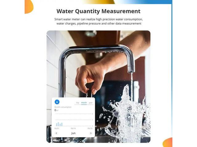 Click here for 2X Tuya Zigbee Ultrasonic Water Meter DN20 With Va... prices