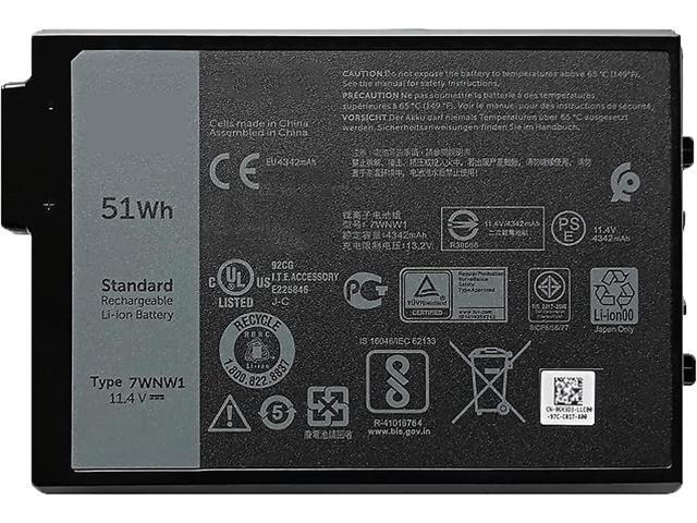 Click here for LXHY 7WNW1 51Wh 6-cell Laptop Battery Compatible w... prices