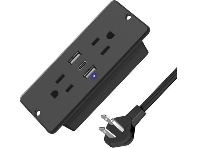 Click here for HHSOET 5 in 1 Recessed Power Strip Flat Plug  20W... prices