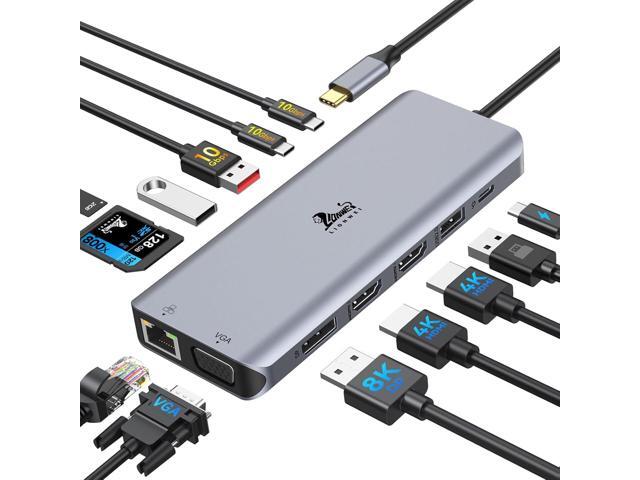 Click here for Laptop Docking Station 4 Monitors  Dual HDMI+8K DP... prices