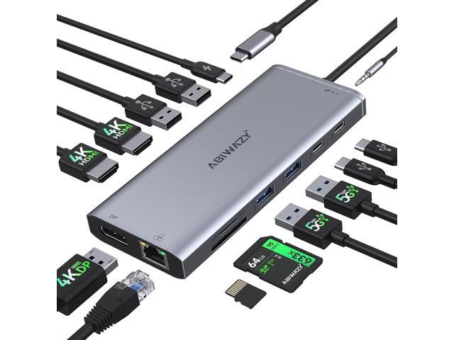 Click here for USB C Hub USB-C Docking Station Dual Monitor 14 in... prices