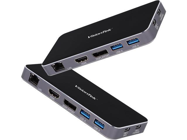 Click here for VisionTek VT350 Portable USB-C Dual Monitor Hub -... prices