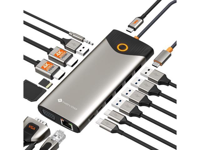 Click here for NOVOO USB C Docking Station Dual Monitor  15 in 1... prices