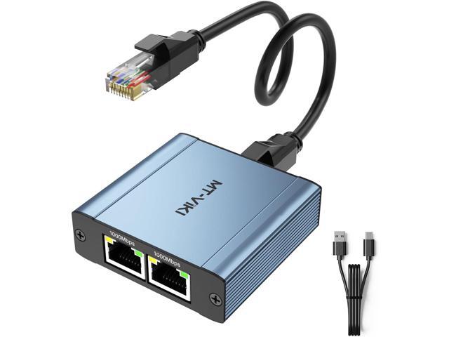 Click here for MT-VIKI Ethernet Splitter 1 to 2 High Speed 1000Mb... prices