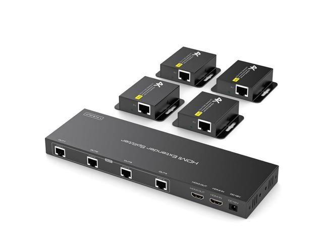 Click here for 4K 1x4 HDMI Extender Splitter Over CAT6/7 Ethernet... prices