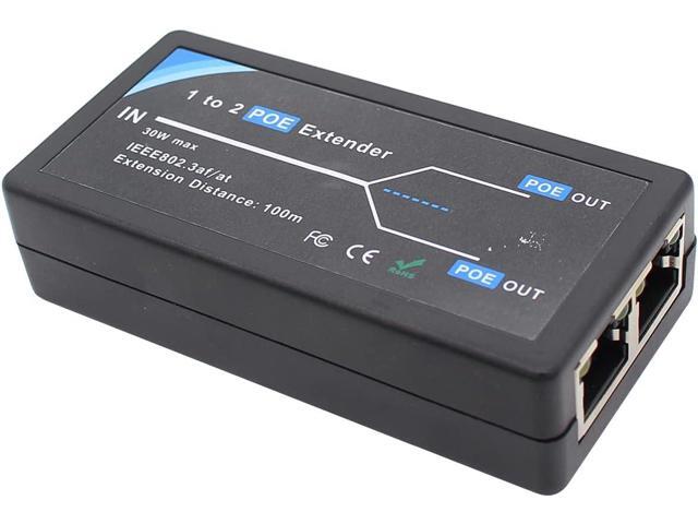 Click here for POE Extender 2 Port PoE-Powered PoE-sourcing ether... prices
