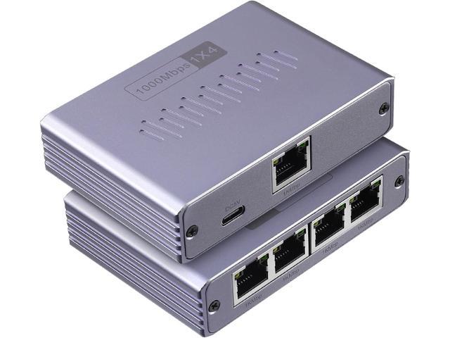 Click here for Ethernet Splitter 1 to 4  1000Mbps High Speed Ethe... prices