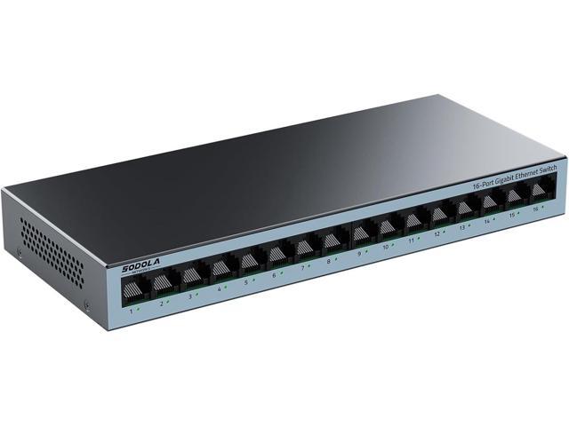 Click here for Upgrade SODOLA 16 Port Gigabit Ethernet Switch Plu... prices