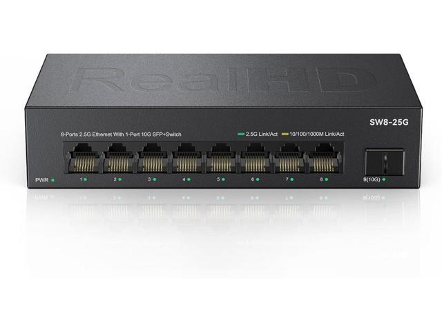 Click here for Real HD 8 Port 2.5G Ethernet Switch Unmanaged Netw... prices