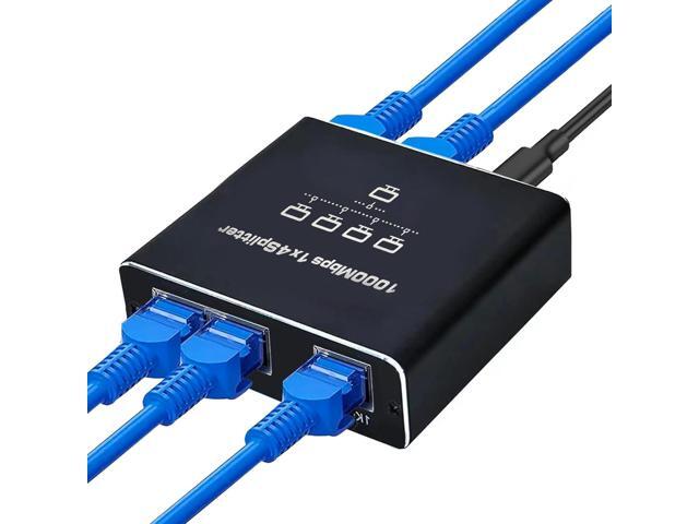 Click here for 1000Mbps Ethernet Splitter 1 to 4 High Speed Ether... prices