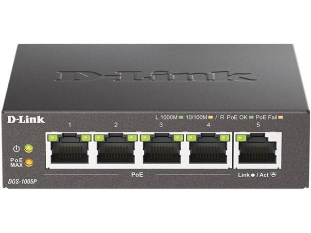 Click here for D-Link 5-Port Gigabit PoE+ Unmanaged/Plug and Play... prices