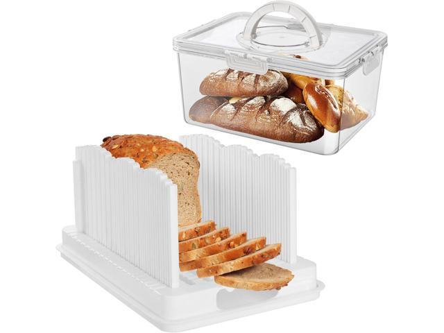 Click here for Bread Slicer for Homemade Bread with Bread Box Han... prices
