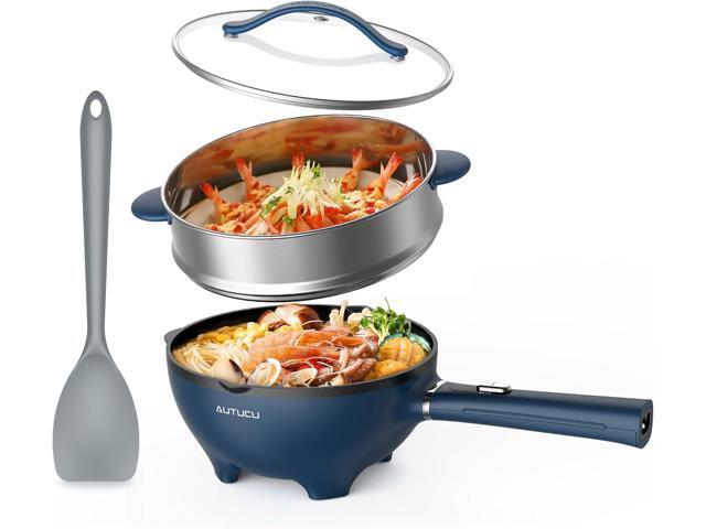 Click here for Non-Stick Electric Hot Pot 3-Quart with Steamer &... prices