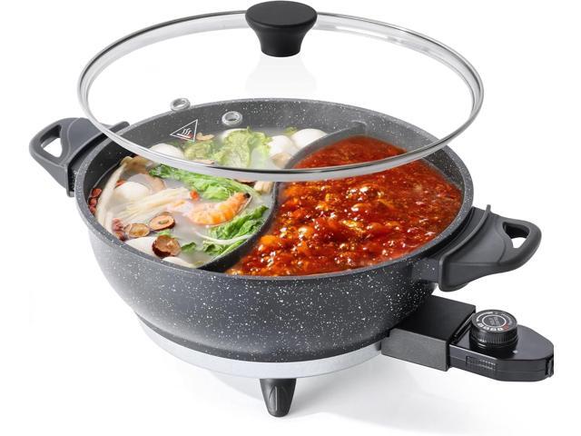 Click here for 4L Electric Hot Pot with Divider - Dual-Flavor Sha... prices