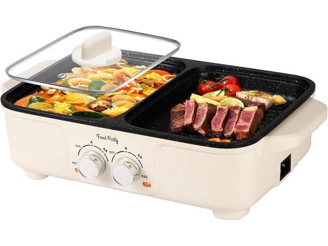Click here for Food Party Hot Pot Electric Grill 2 in 1 Korean BB... prices