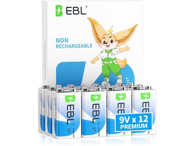 Click here for EBL 9 Volt Batteries 12 Pack  7-Year Shelf Life  L... prices