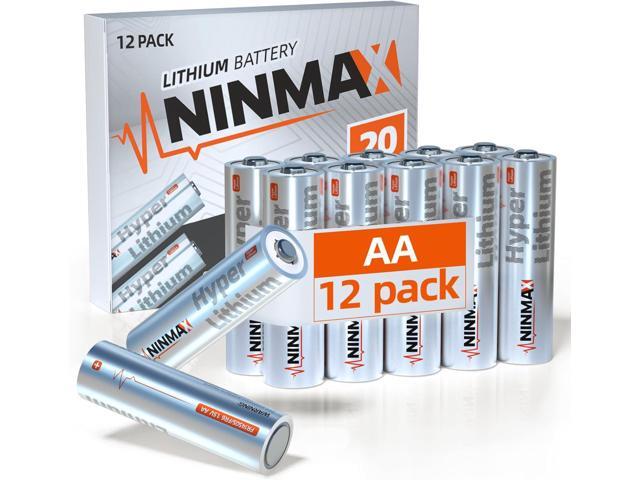 Click here for NINMAX Lithium AA Batteries 12 Pack  3500mAh 1.5V... prices