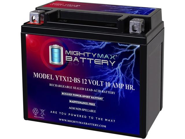 Click here for Mighty Max Battery YTX12-BS -12 Volt 10 AH  180 CC... prices