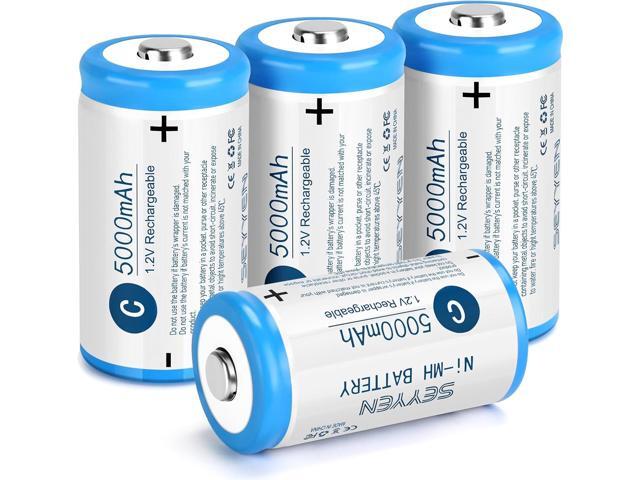Click here for NiMH Rechargeable C Batteries 4 Pack 1.2V 5000mAh... prices