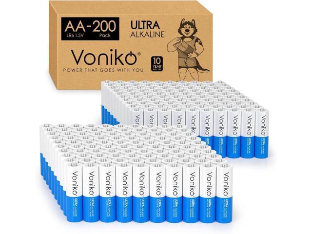 Click here for Voniko - Premium Grade AA Batteries - (200 Pack) -... prices