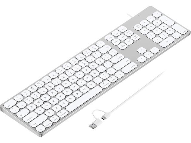 Click here for Aluminum USB Wired Keyboard with Numeric Keypad fo... prices