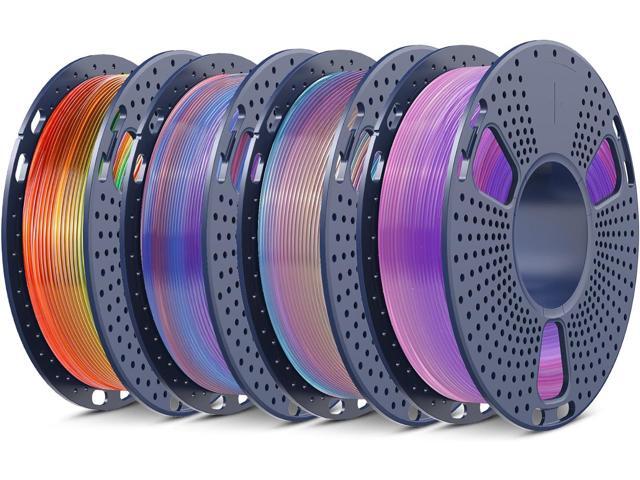 Click here for SUNLU Transparent Rainbow PLA Filament Bundle Mult... prices