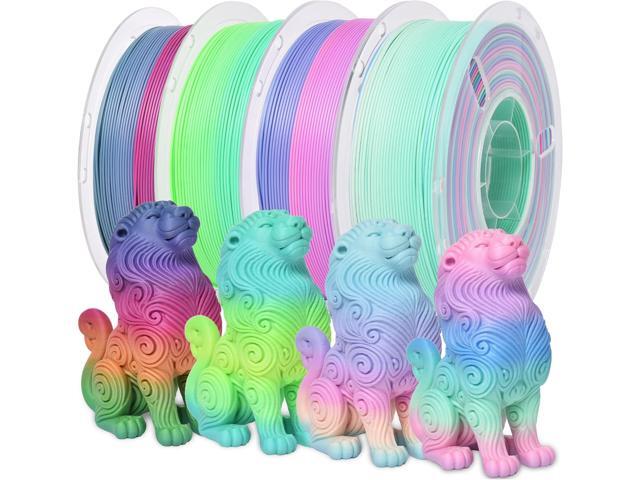 Click here for RAMBERY 4 Colors Matte Rainbow PLA 3D Printer Fila... prices