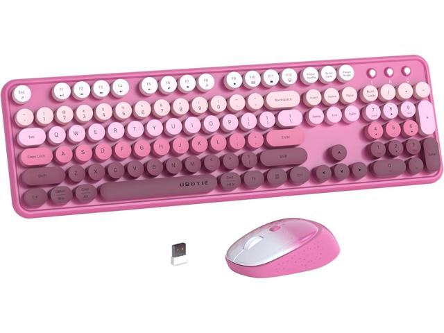 Click here for UBOTIE Colorful Computer Wireless Keyboards Mouse... prices