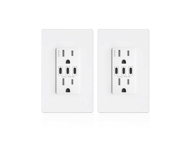 Click here for GaN 30W 6Amp 3-Port USB Wall Outlet  15 Amp Tamper... prices
